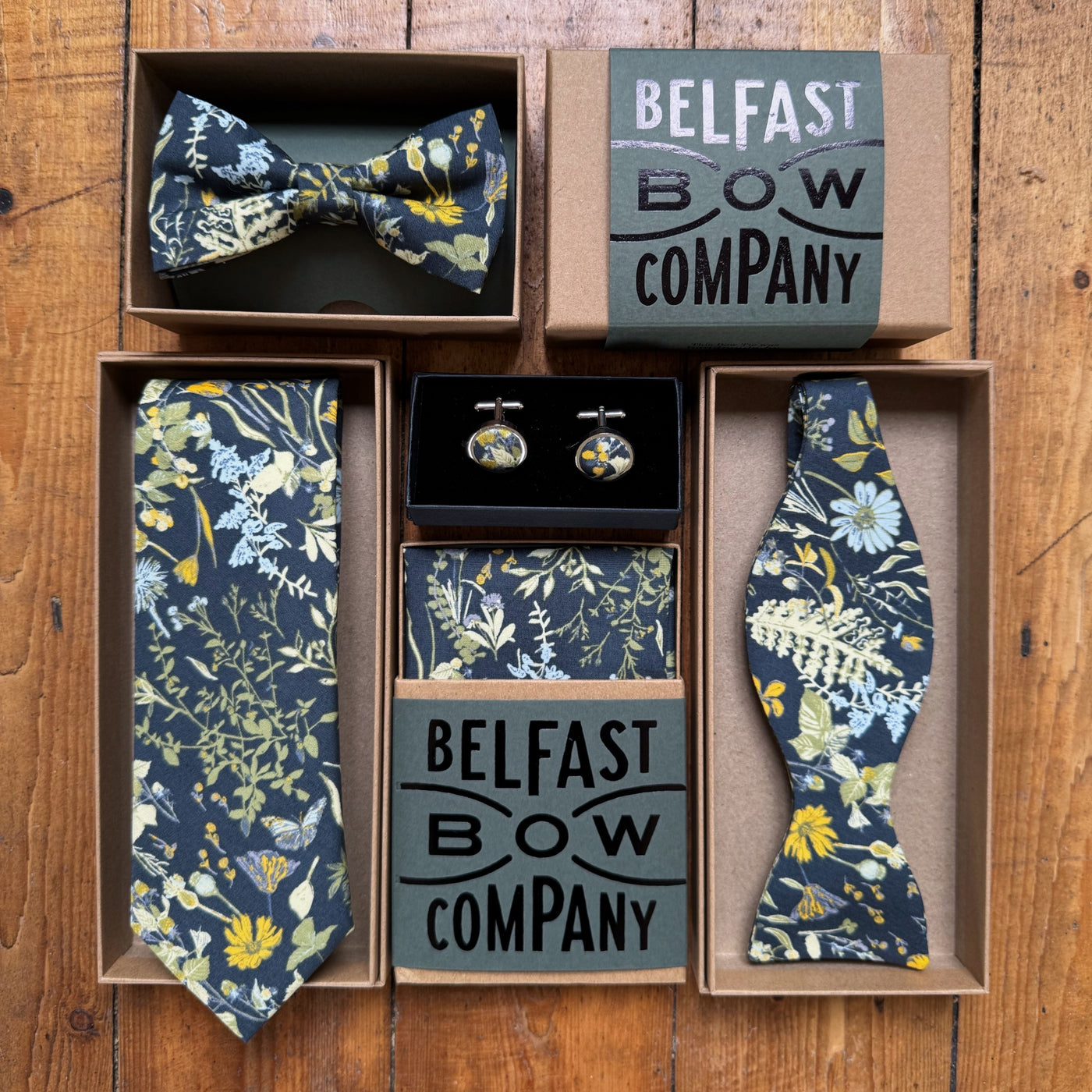 Boho Blooms Collection — Floral Bow Ties & Ties by the Belfast Bow Company