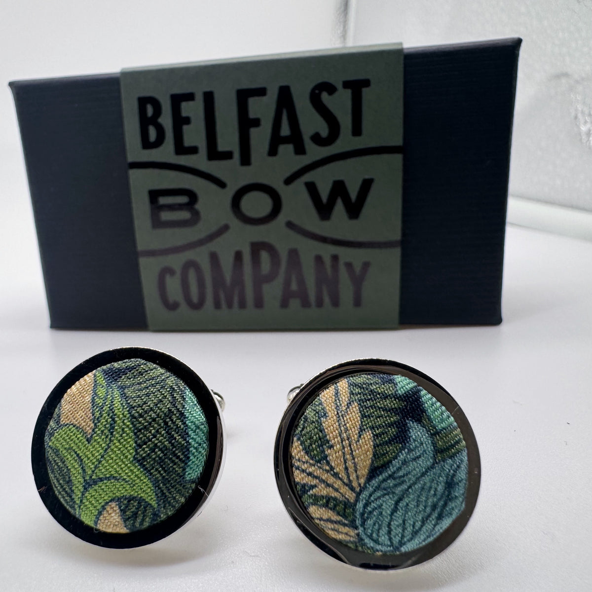 Liberty Silk Cufflinks in March Flowers - Limited Edition - Belfast Bow ...
