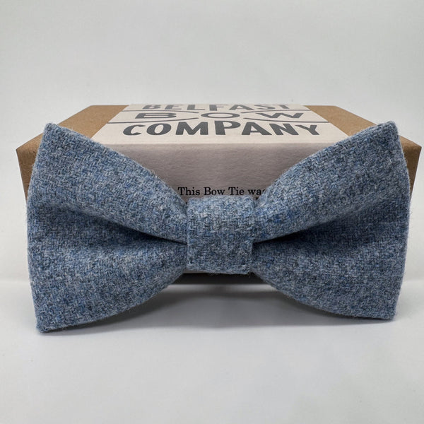 Tweed Bow Tie in Blue - Belfast Bow Company